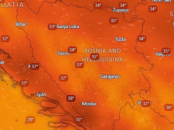 The Balkans are fried: temperatures exceed 40 degrees, alerts arrive ...