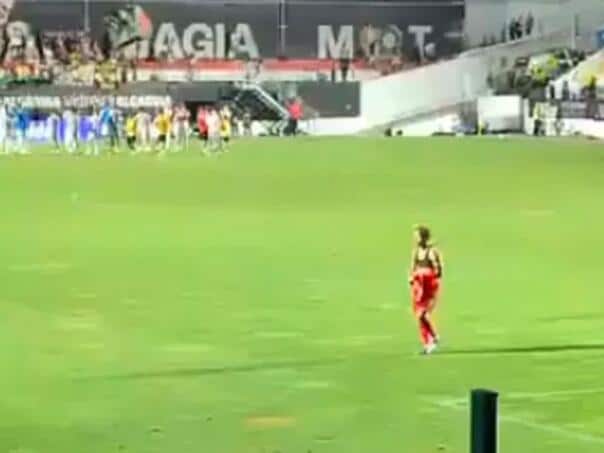 Dedic crossed the entire land when he saw the flag of BiH in the stands ...