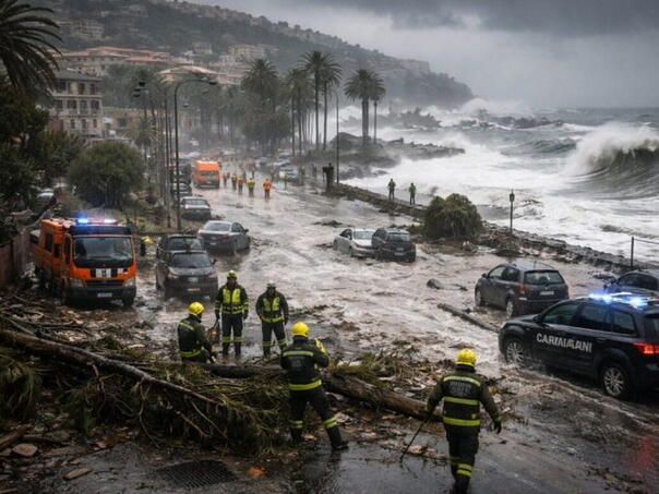 The Italian government declared a state of emergency due to Cyclone ...