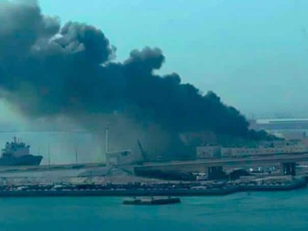 An explosion near a cruise ship with 3,500 people in Abu Dhabi ...
