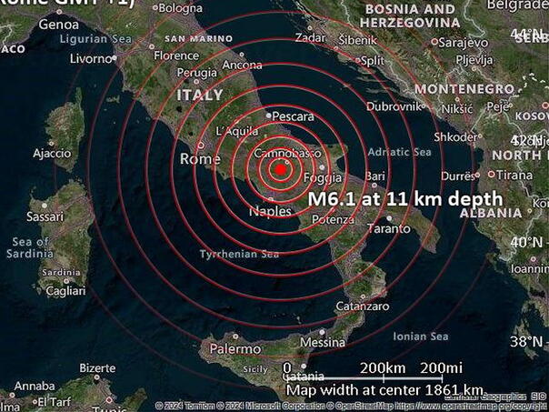 Italy was hit by a magnitude 5.9 earthquake, felt throughout Europe ...